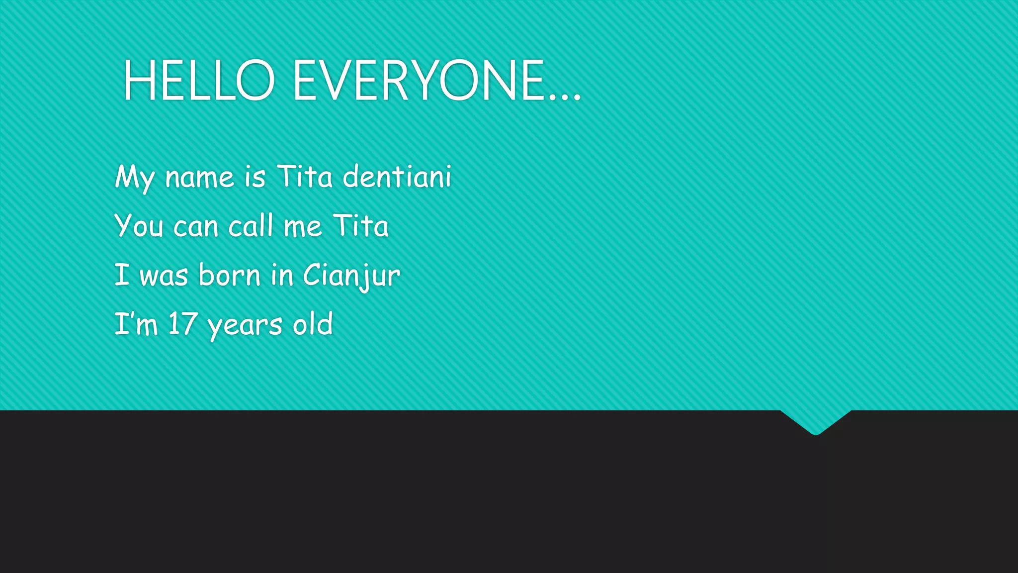 Introduction her speaking etm | PPT