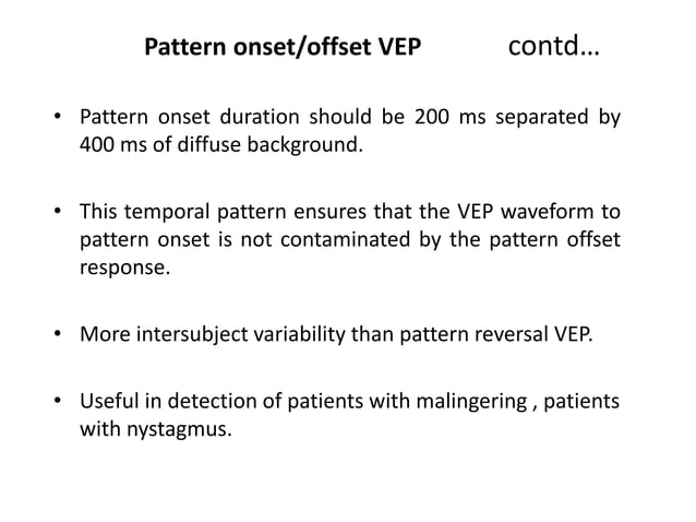 Introduction, history and neurophysiologic basis of vep | PPT