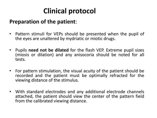 Introduction, history and neurophysiologic basis of vep | PPT