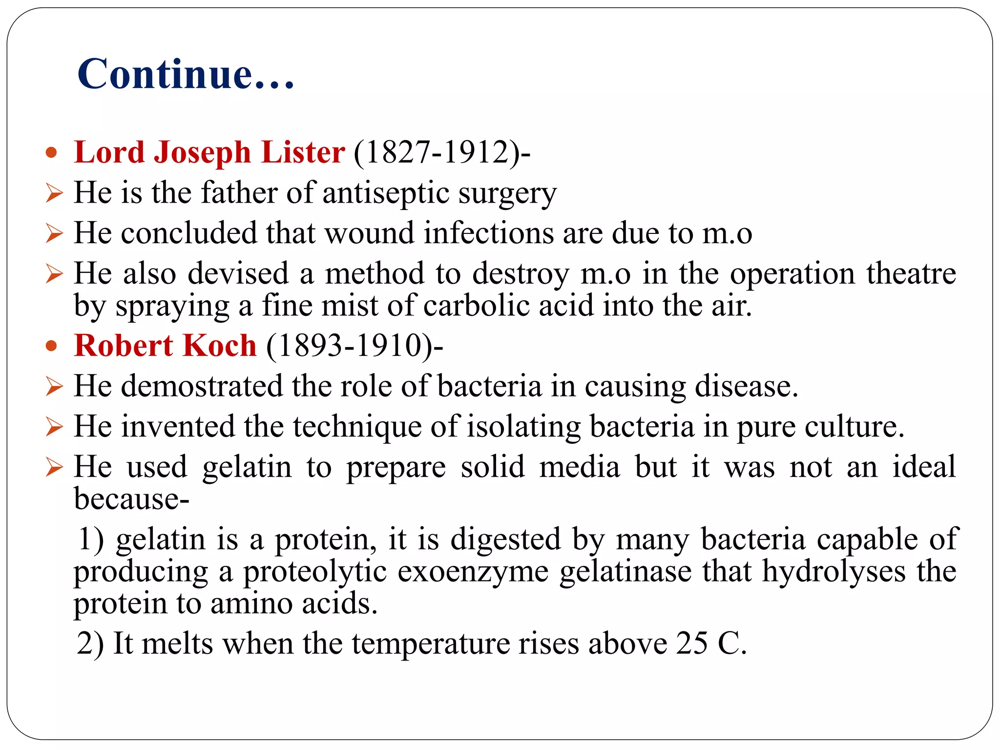 Introduction, history and scope of microbiology | PPTX