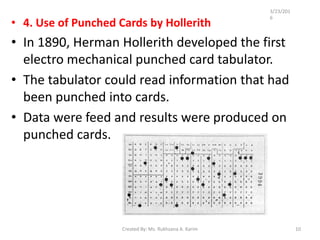 Introduction & history of computer | PPT