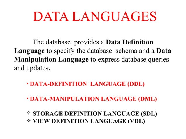 Introduction & history of dbms