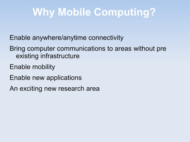 Introduction And History Of Mobile Computing Ppt Smartphones Consumer Electronics