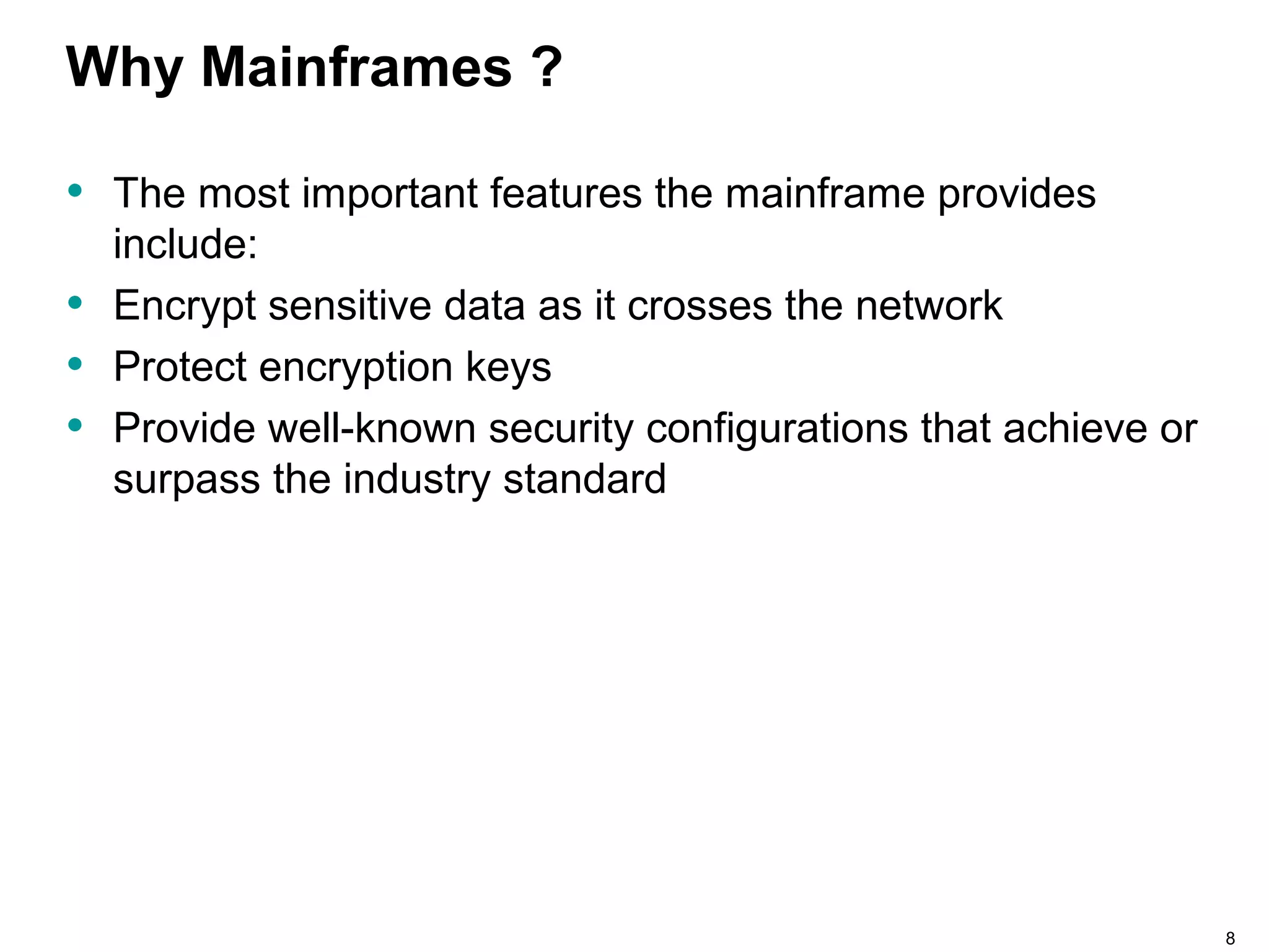 Introduction History Significance of mainframe computer | PPT