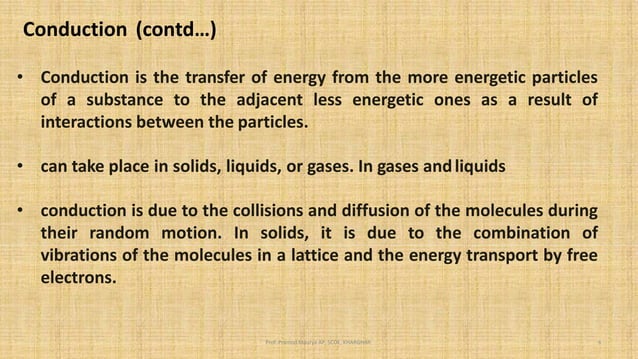 HEAT TRANSFER : Introduction | PPTX | Physics | Science