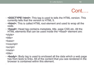 Introduction html | PPT