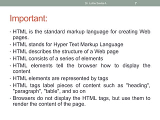 Introduction html | PPT