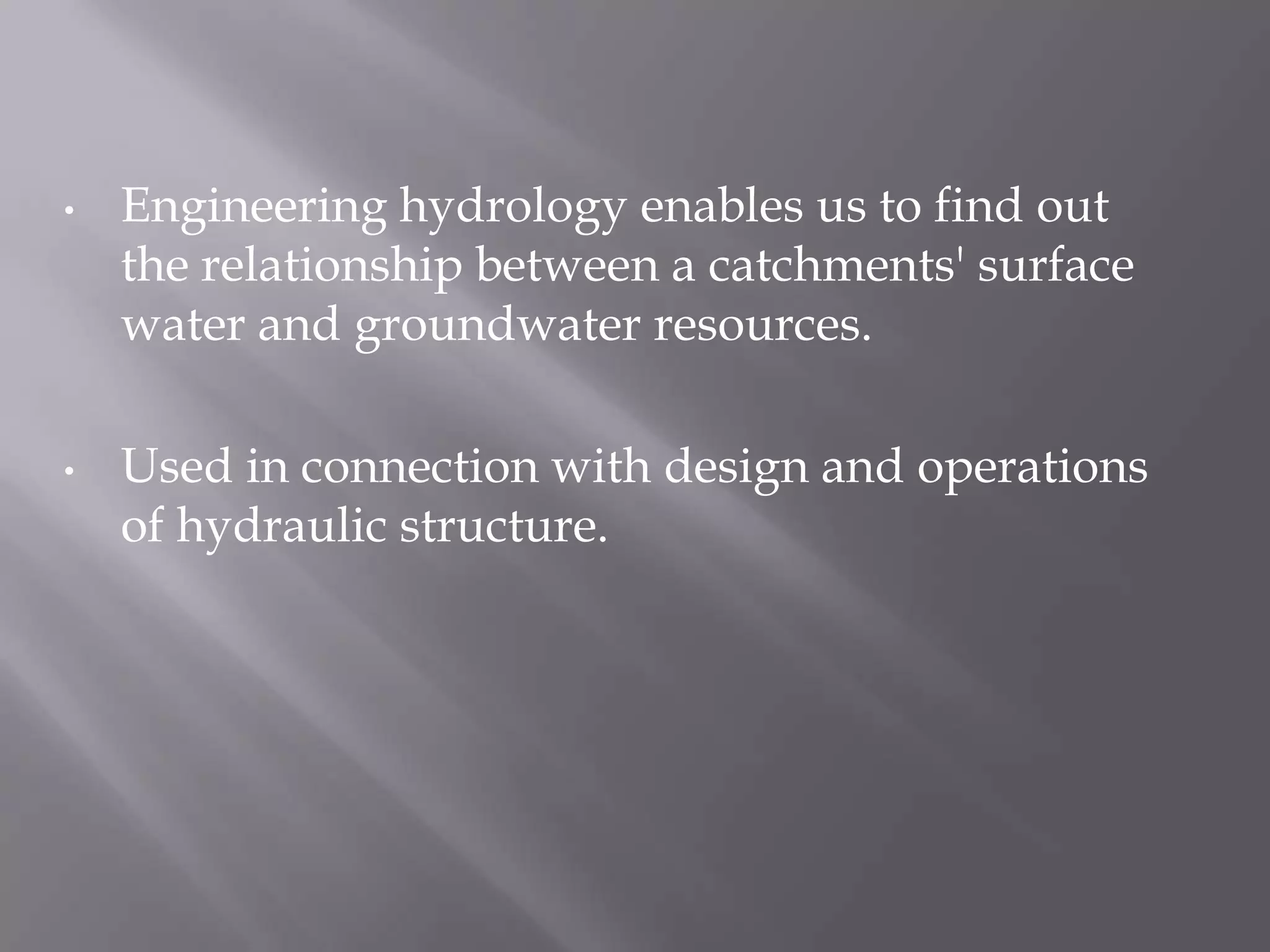Introduction hydrology | PPTX
