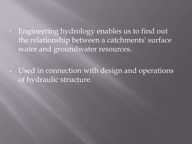 Introduction hydrology | PPTX | Chemistry | Science