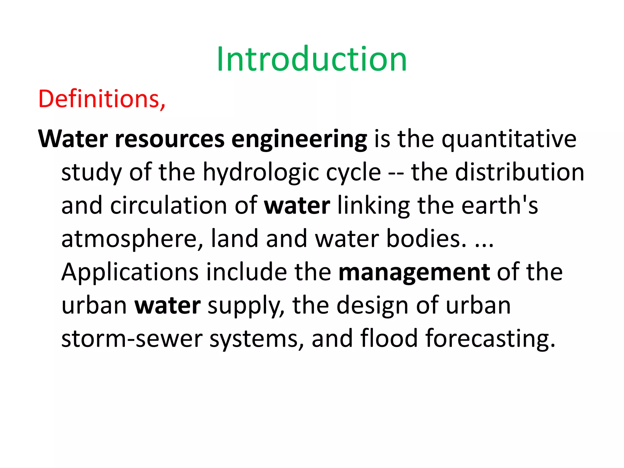 Introduction+hydrology | PPTX