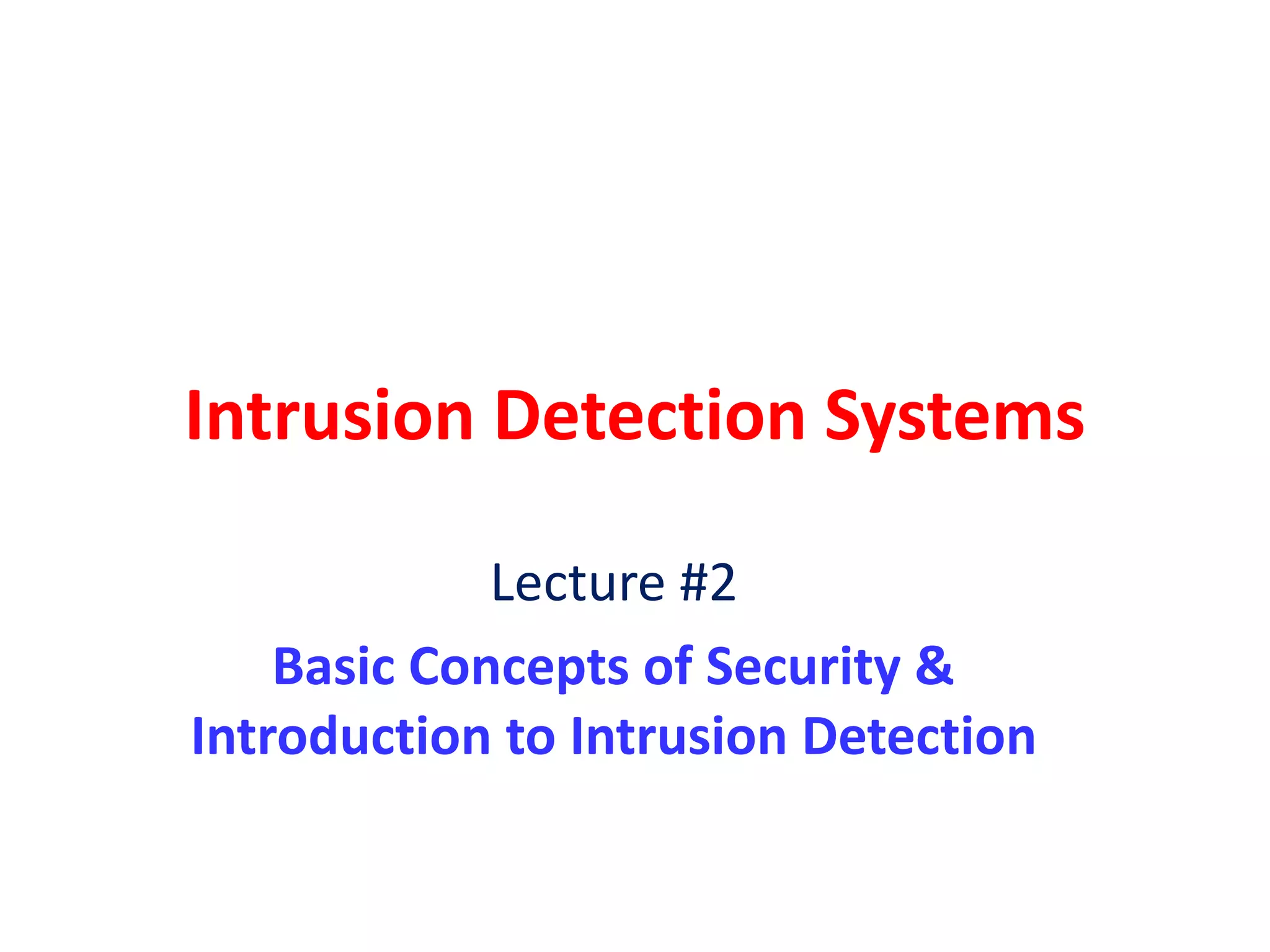 Introduction IDS | PDF