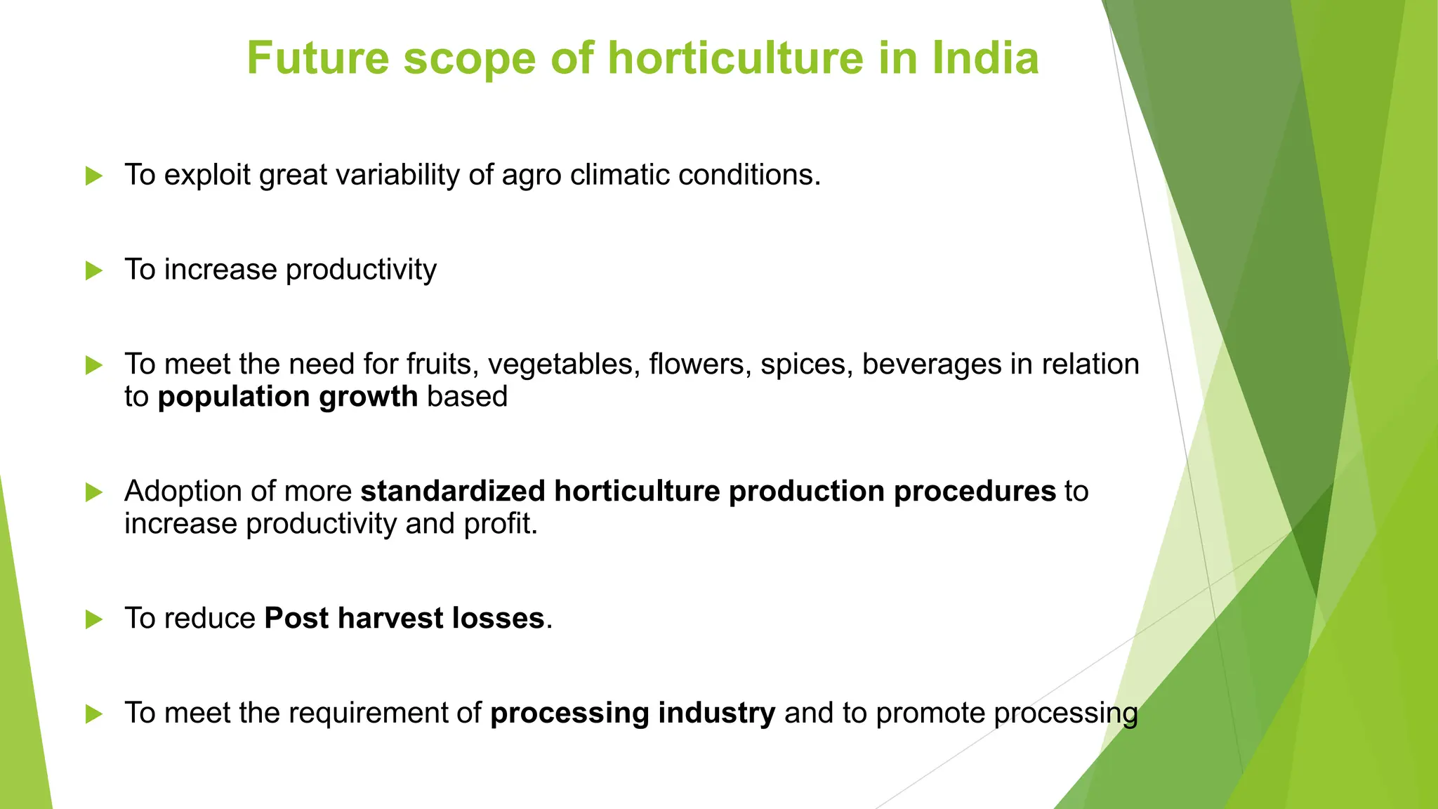 Introduction, importance and Scope of horticulture.pptx