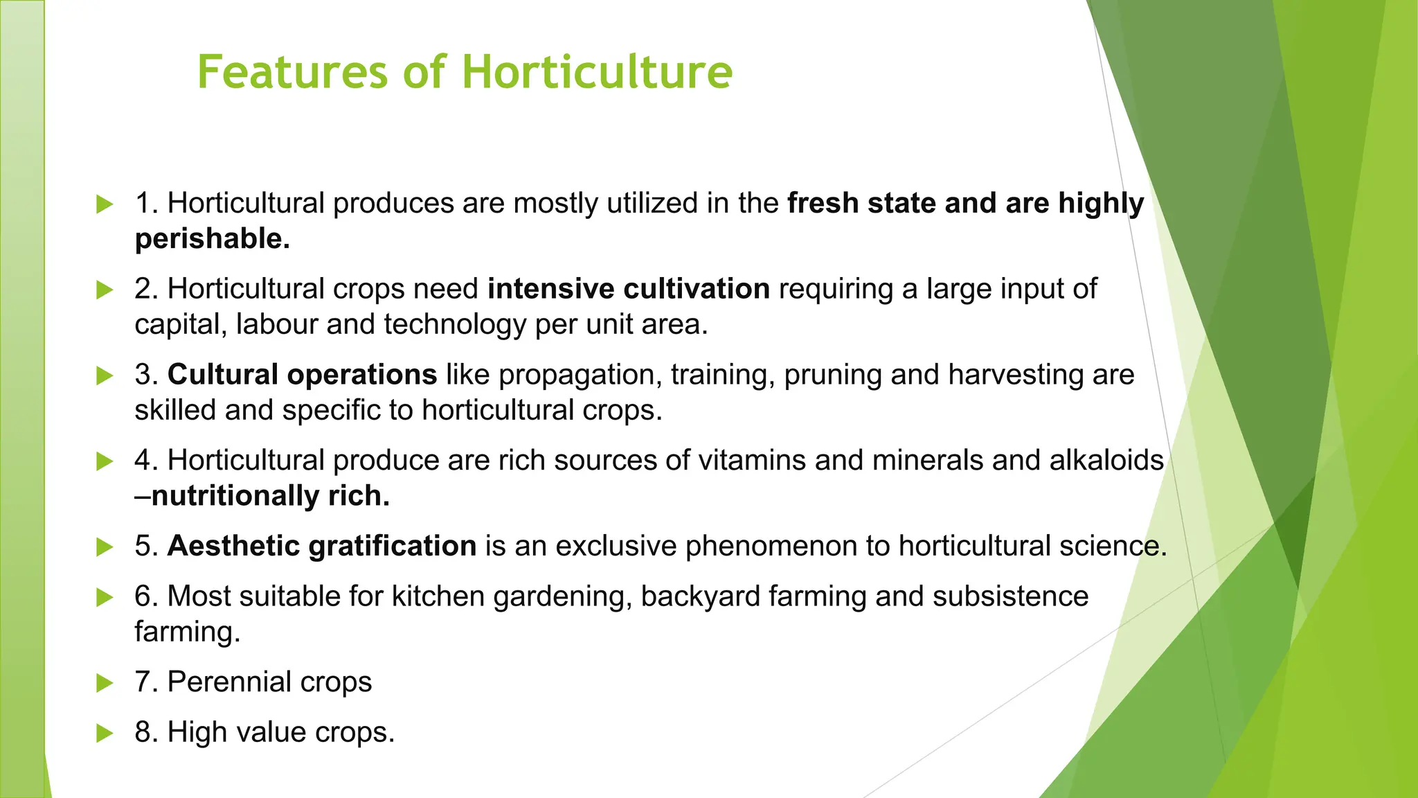 Introduction, importance and Scope of horticulture.pptx