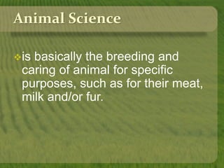 Introduction in Agriculture | PPTX