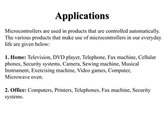 Introduction in microcontroller | PPT