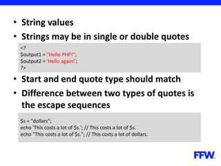 Introduction in php | PPT