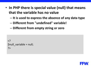 Introduction in php | PPTX