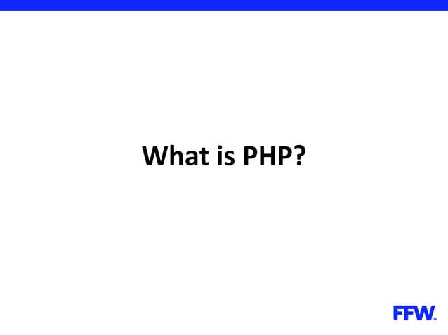 Introduction in php | PPT