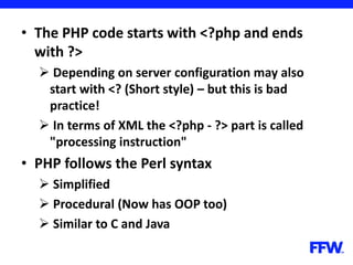 Introduction in php | PPT