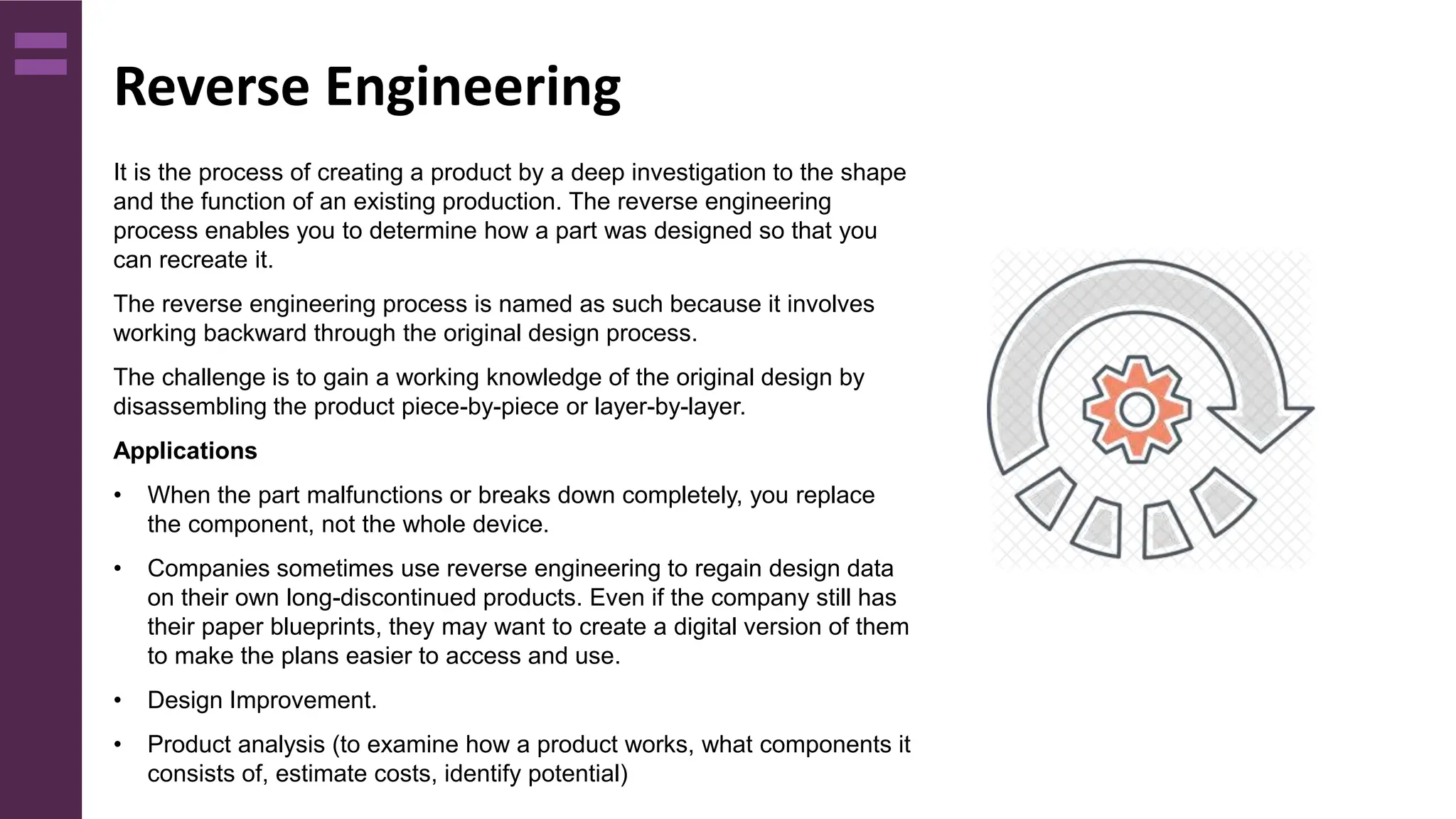 Introduction into Mechanical Design - Reverse Engineering.pptx