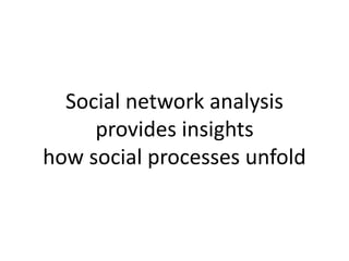 Introduction into Social Network Analysis | PPT
