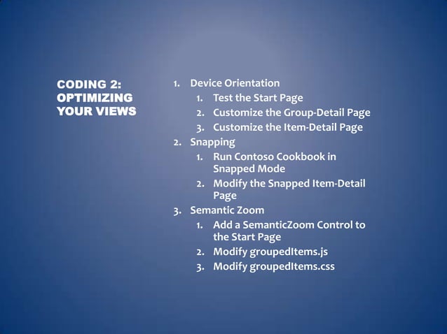 Introduction into windows 8 application development | PPTX | Programming Languages | Computing
