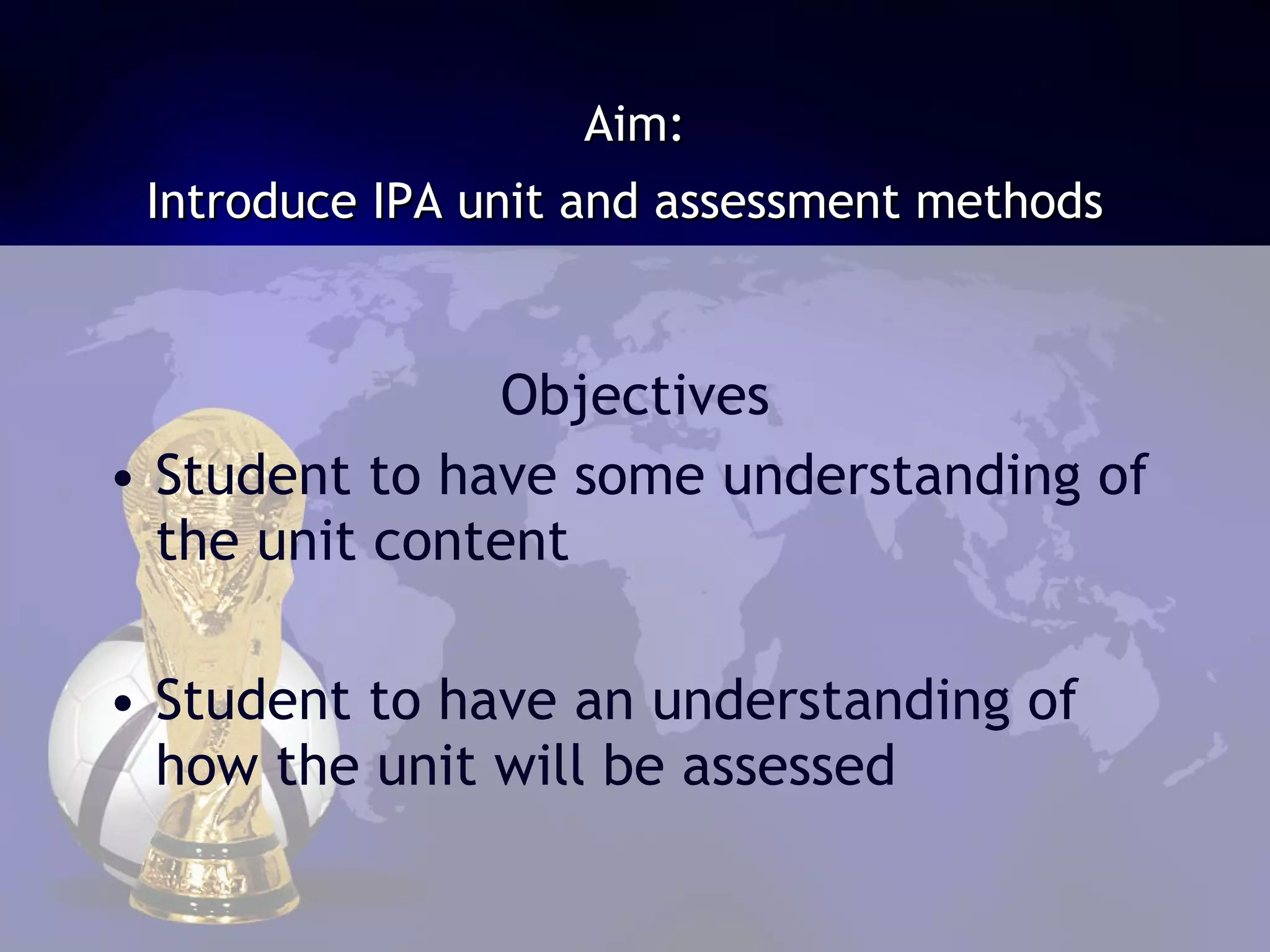 Introduction IPA | PPT