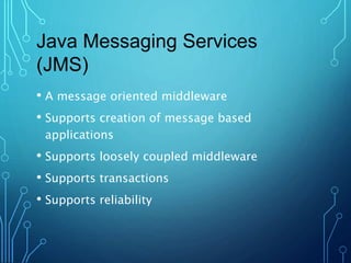 Introduction java messaging services | PPT