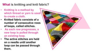 Introduction to Knit Fabrics | PDF