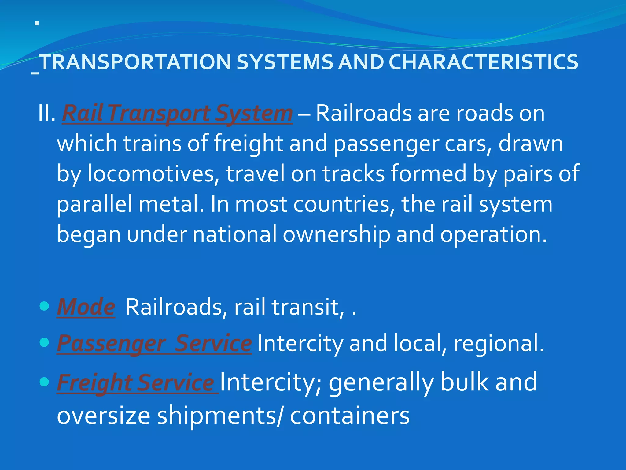 Introduction Transportation | PPT