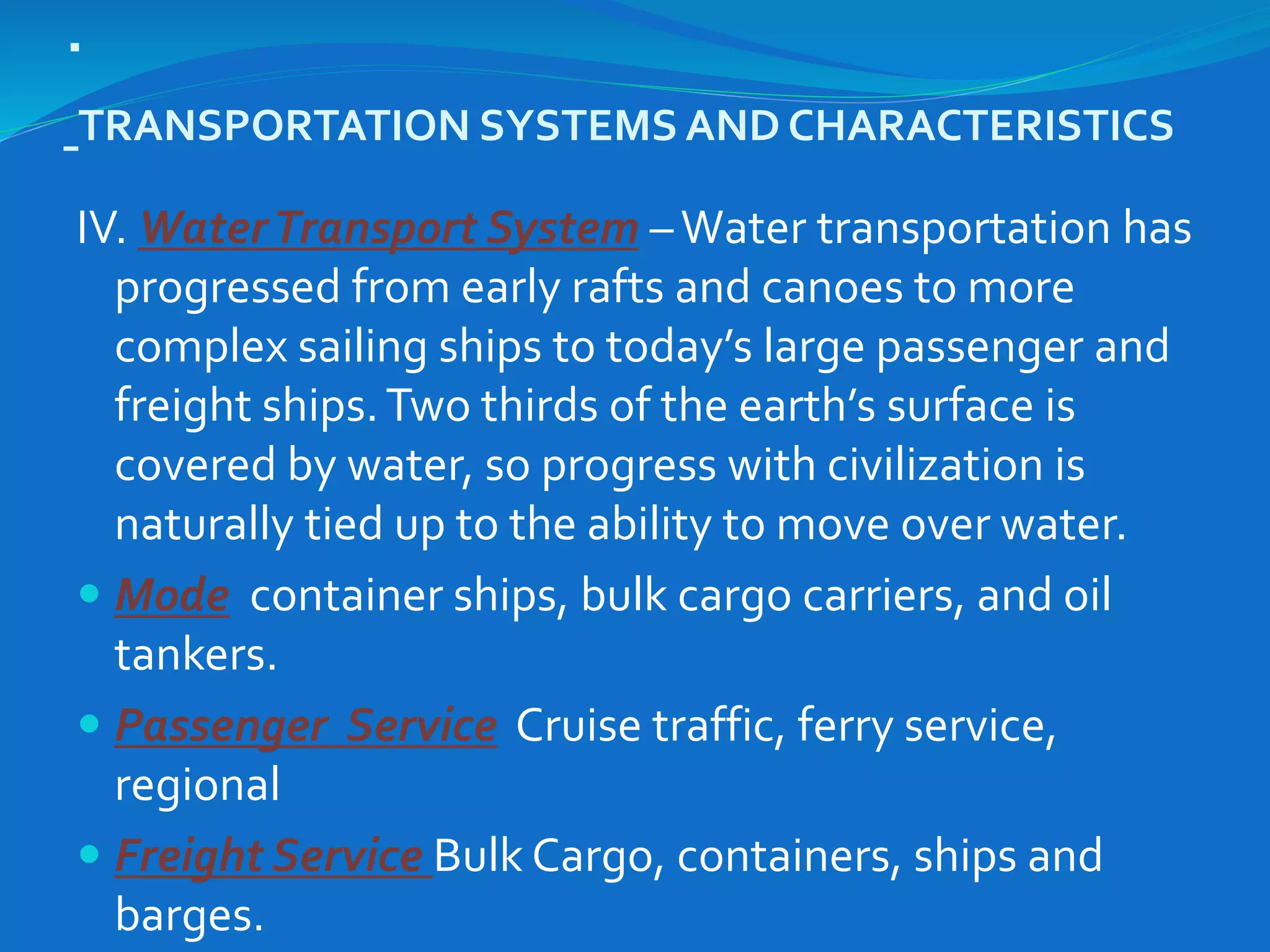 Introduction Transportation | PPT