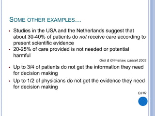 Introduction Lecture for Implementation Science | PPTX