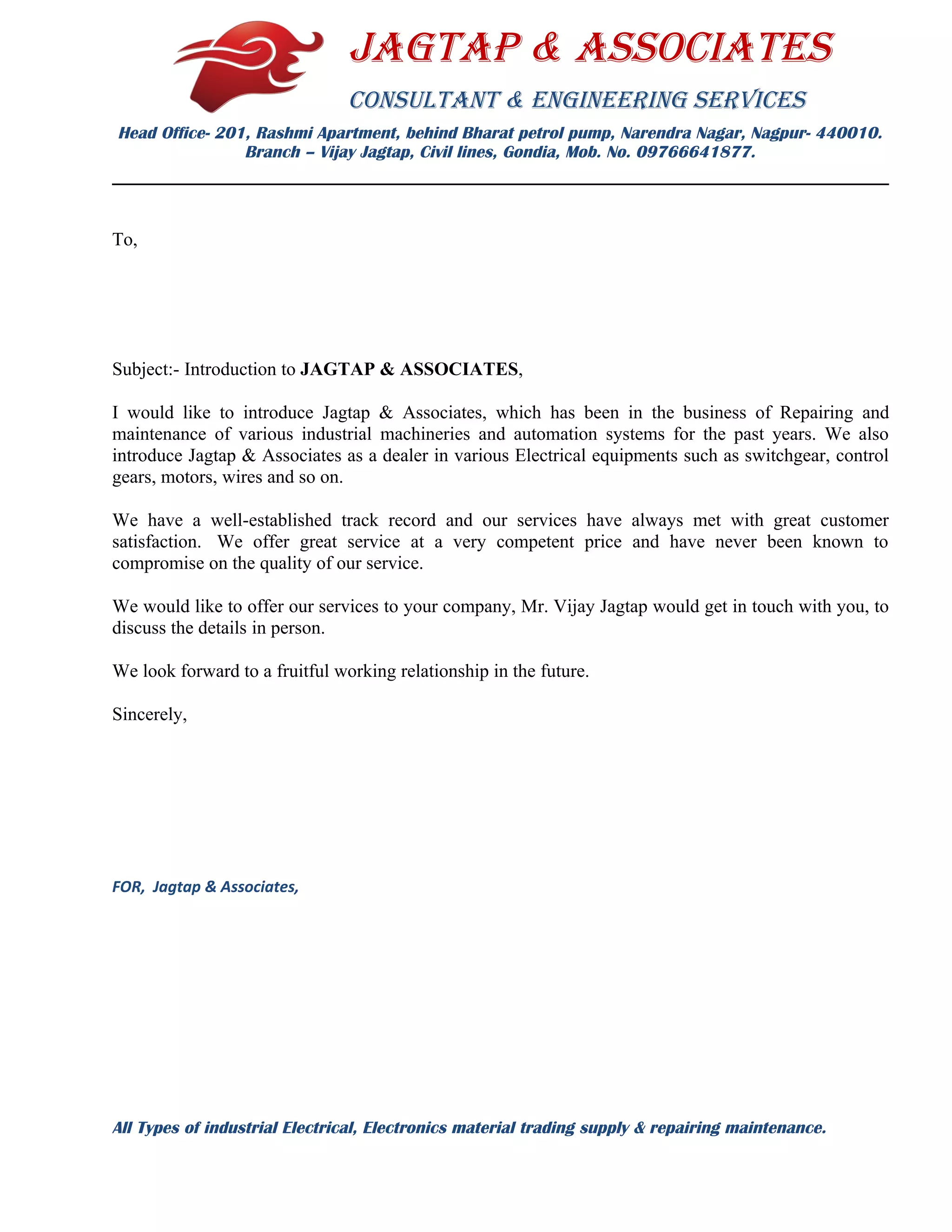 Jagtap & Associates | PDF