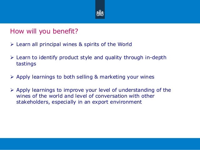 WSET Introduction level 3 advanced certificate