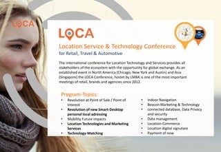 LOCA Conference 2015 | PPT