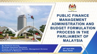 Introduction_Malaysia about parliamantery budget office | PDF