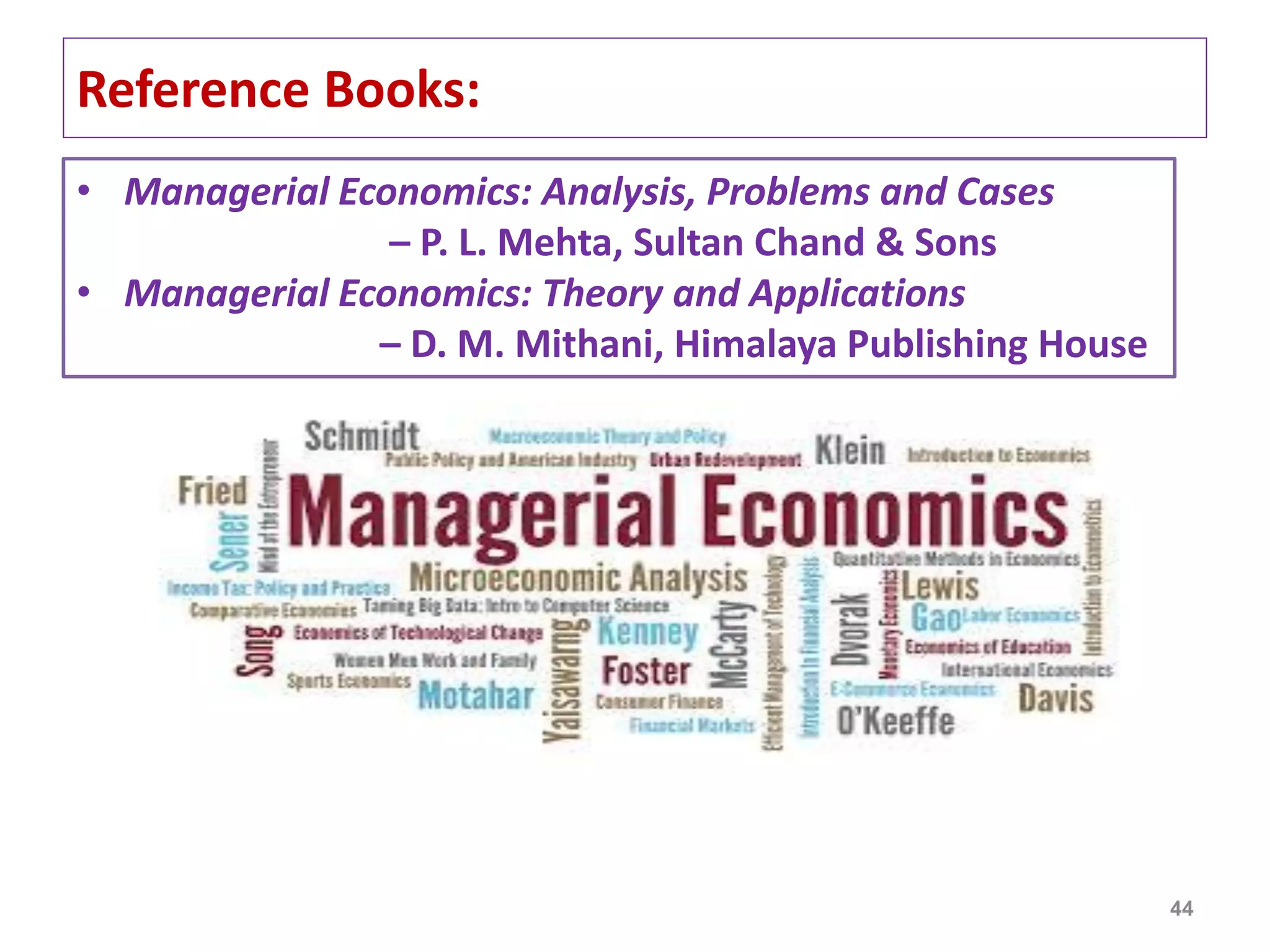 Introduction managerial economics 2021 | PDF