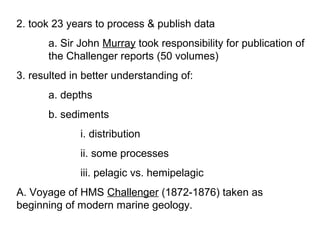 Introduction marine geology | PPT