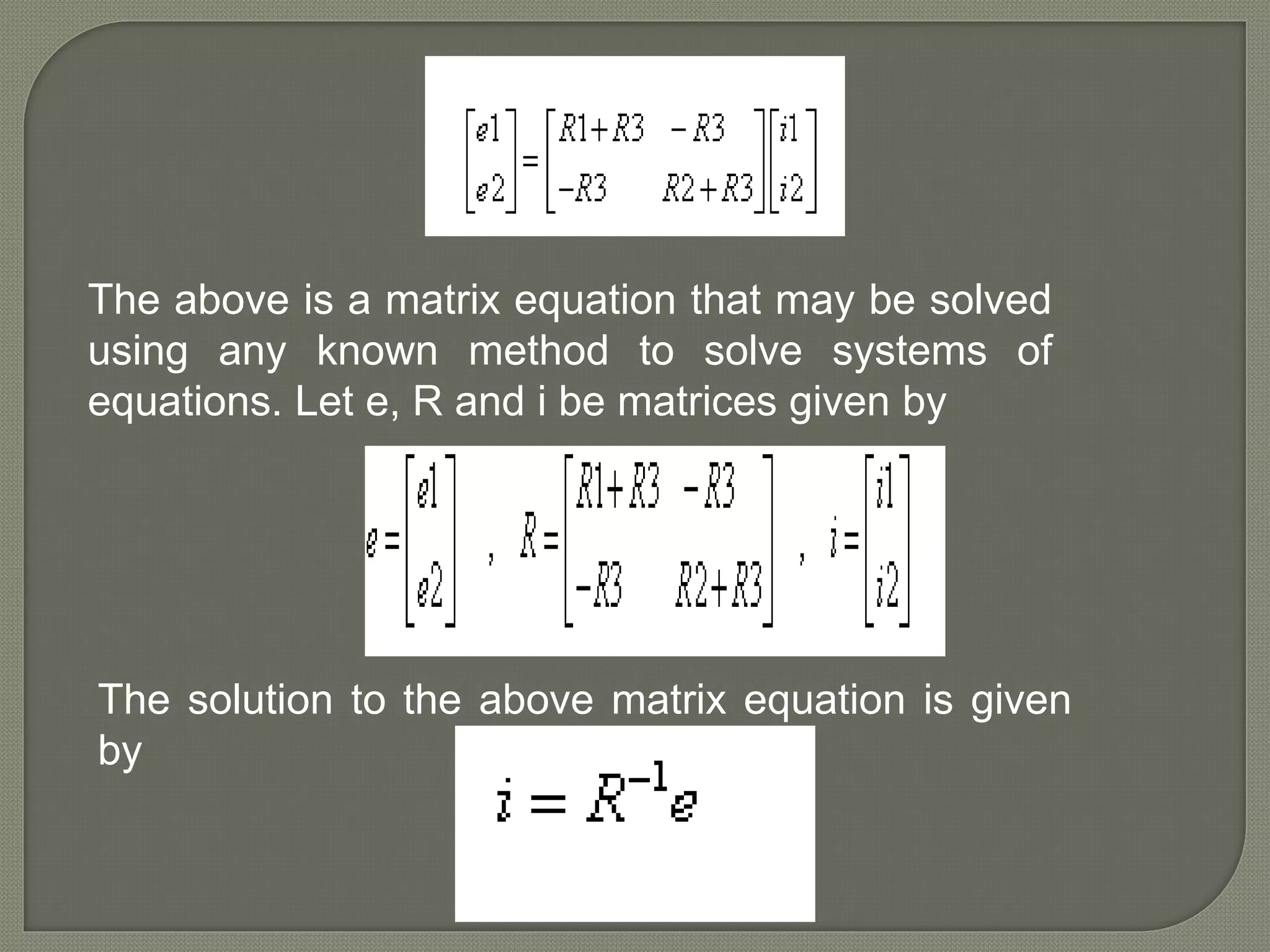Some Engg. Applications of Matrices and Partial Derivatives | PPTX