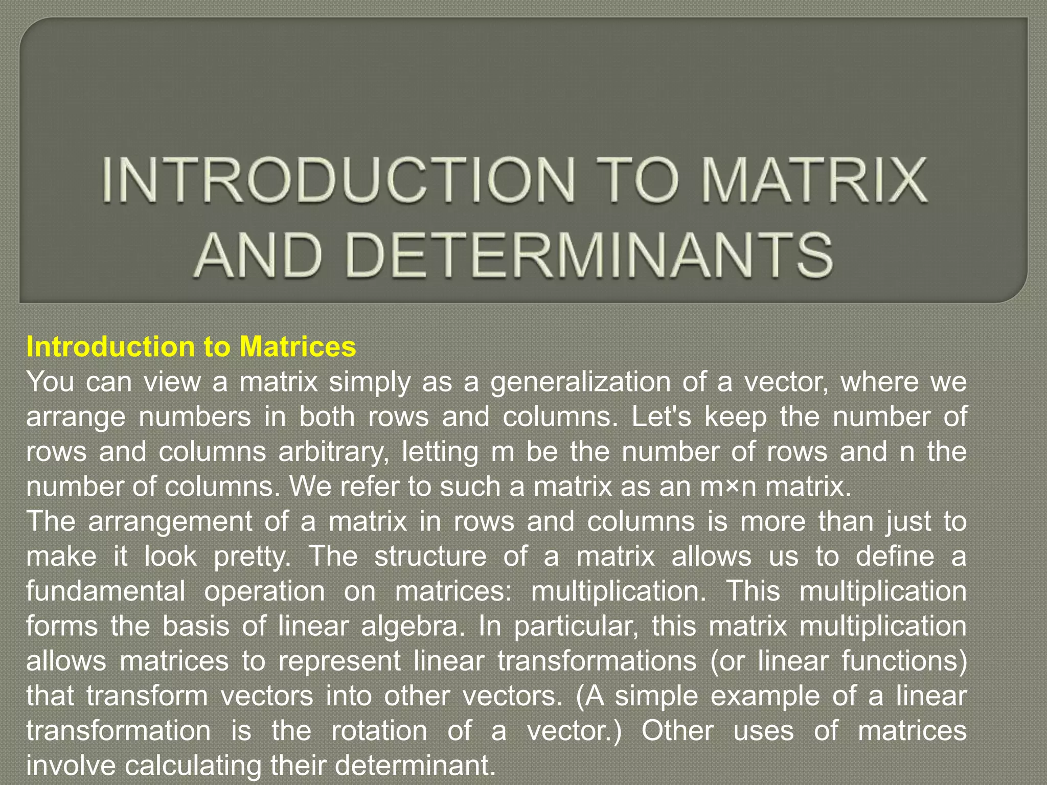 Some Engg. Applications of Matrices and Partial Derivatives | PPTX