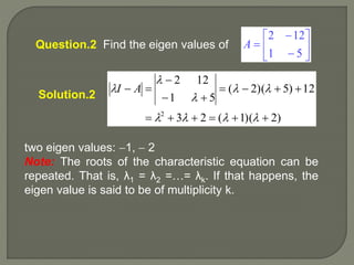 Some Engg. Applications of Matrices and Partial Derivatives | PPTX