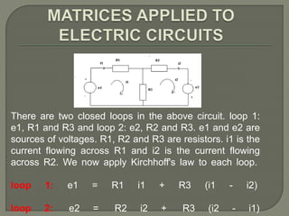 Some Engg. Applications of Matrices and Partial Derivatives | PPTX