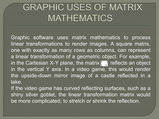 Some Engg. Applications of Matrices and Partial Derivatives | PPTX