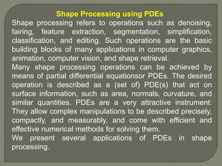 Some Engg. Applications of Matrices and Partial Derivatives | PPTX