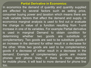 Some Engg. Applications of Matrices and Partial Derivatives | PPTX