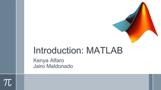 Matlab Workshop Presentation | PPTX