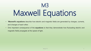 Introduction to Maxwell equation | PPTX