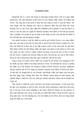 Movie Review - Despicable Me | DOCX