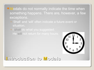 Introduction to modals | PPT