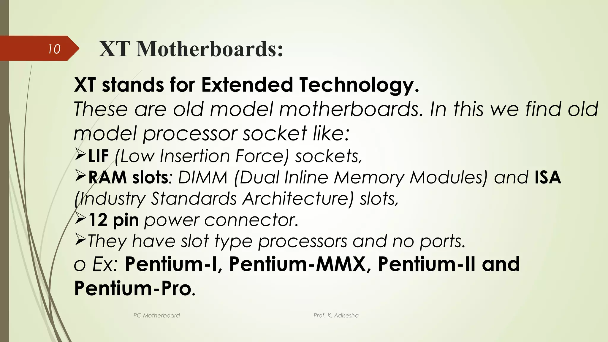 Introduction motherboard | PPT